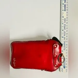 Handmade | Bags | Handmade Red Leather Puppy Crossbody Bag Cute Animal ...